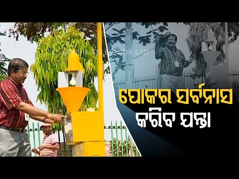 Alternate Energy Light Trap For Insects Invented By CRRI, Cuttack