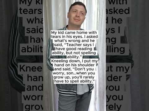 My kid came home with tears in his eyes #shorts #laugh