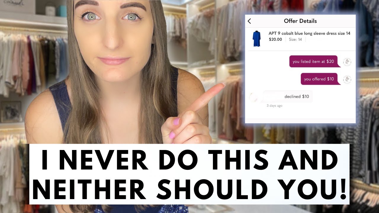 THINGS I NEVER Do on Poshmark & You Shouldn't Either!