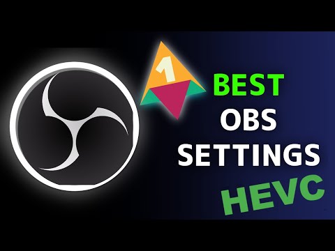 BEST OBS SETTINGS | Using AV1 and HEVC