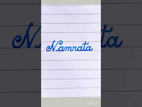 Writing name #Namrata #youtube#Shorts