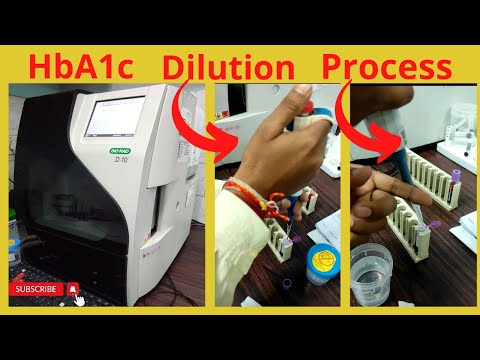 HbA1c dilution test process | BIO-RAD D-10 hematology analyser @medicallabtechnologysajal6903