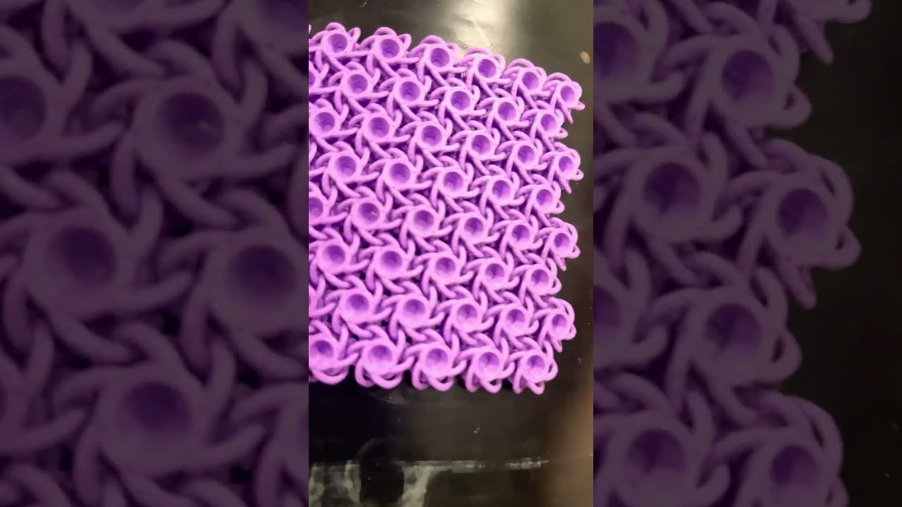 3D printed NASA Chainmail. ASMR #3dprinting