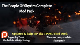 Updates and modding help for the The People Of Skyrim Mod Pack at ...
