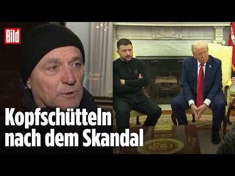 So reagieren die Ukrainer auf den Eklat von Trump und Selenskyj