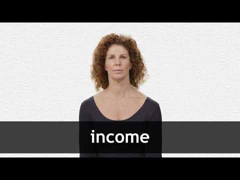 INCOME definition and meaning | Collins English Dictionary
