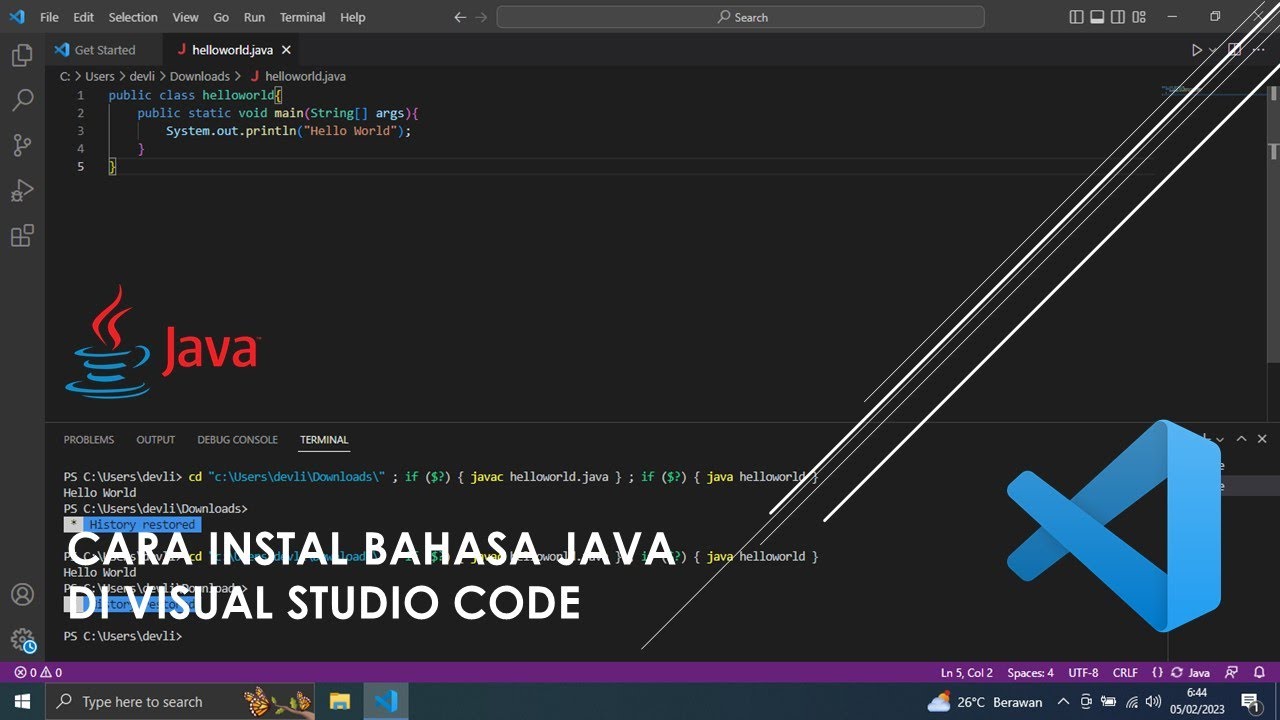 It's So Easy!!! Install and Setup Java in Visual Studio Code