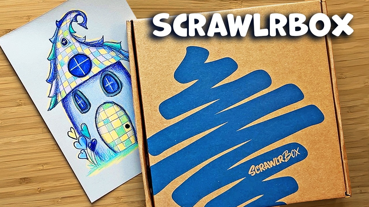 ScrawlrBox #127 🎨 Unboxing & Creating Art with Surprise Supplies - March 2026