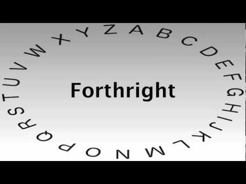 SAT Vocabulary Words and Definitions — Forthright