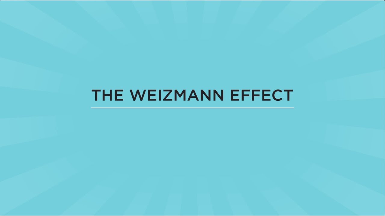 The Weizmann Effect (Animated)
