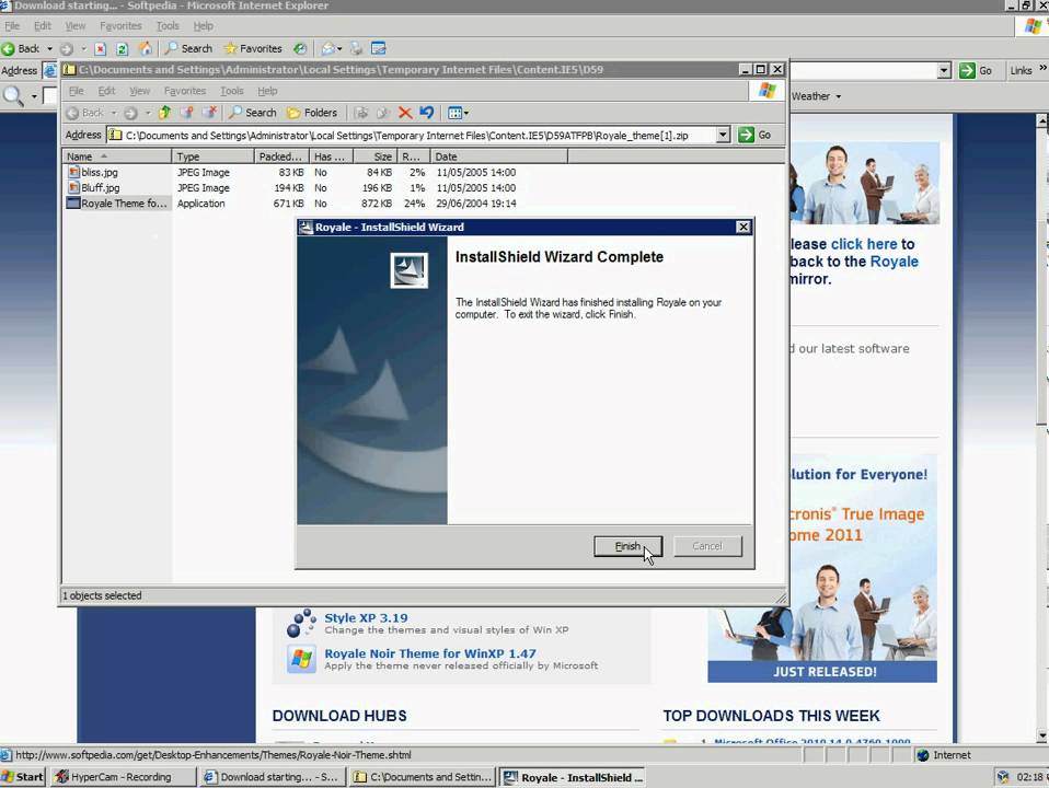 How to install the Windows XP MCE Theme