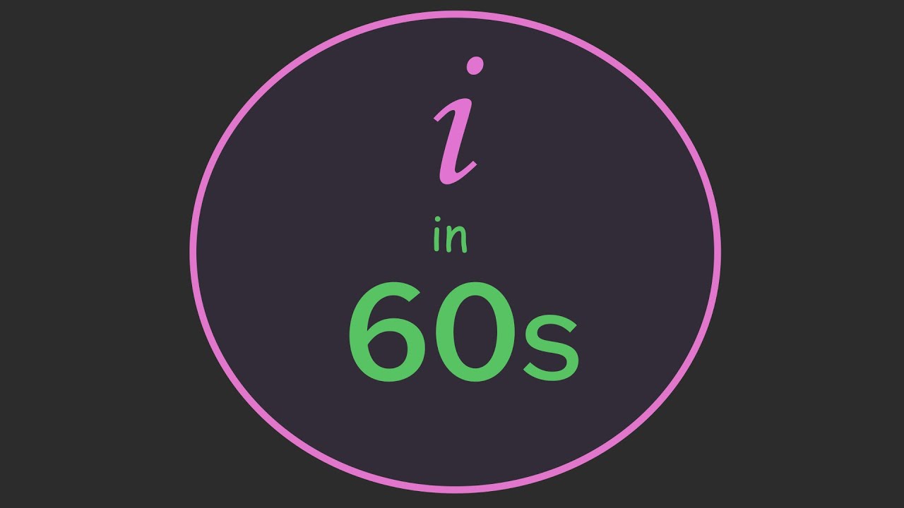 Imaginary Numbers in 60 Seconds