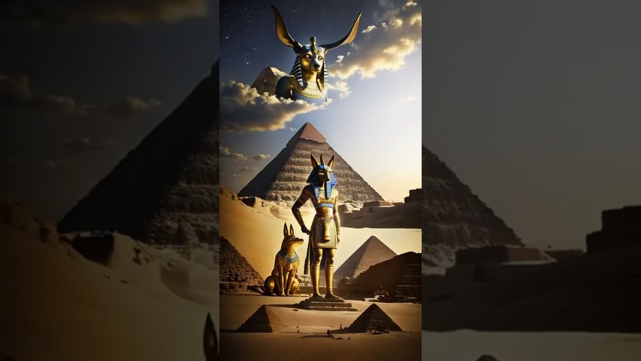 Anubis & Ancient Egyptian                     #ai #midjourney #stablediffusion #art