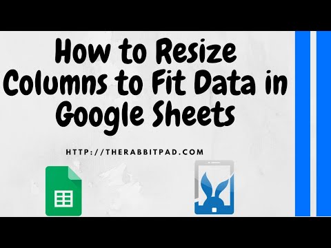 How to Resize Columns to Fit Data in Google Sheets