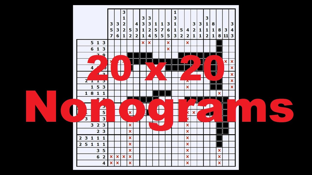Solving 20x20 Nonograms