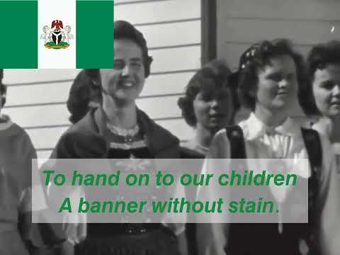 New Nigeria National Anthem (Lyrics Video)