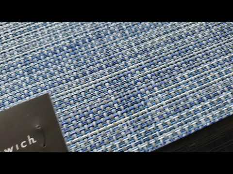 Mantel Individual Chilewich Mini Basketweave Chambray