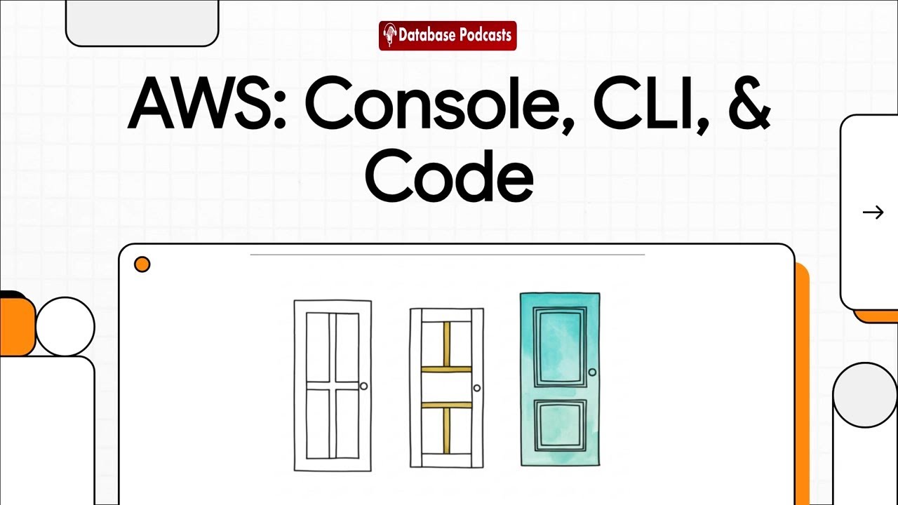 Episode 2: Interacting with AWS: Console, CLI, & Code @DatabasePodcasts