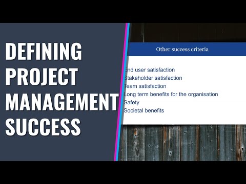 Defining Project Management Success #ProjectManagement #ProjectSuccess