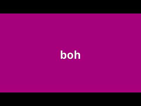 what is the meaning of boh