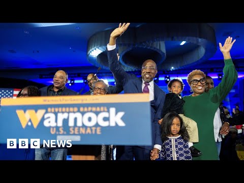 Democrats cement control of US Senate after Georgia victory - BBC News