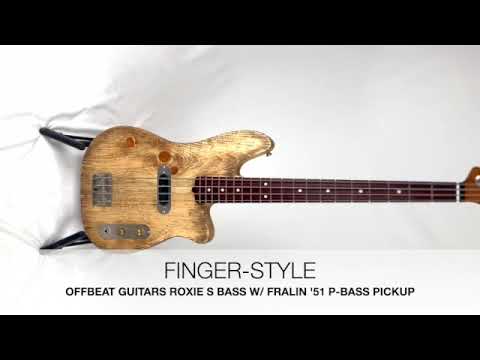 Offbeat Guitars "Roxie" 30" Short Scale Bass in Dirty Blonde | Reverb