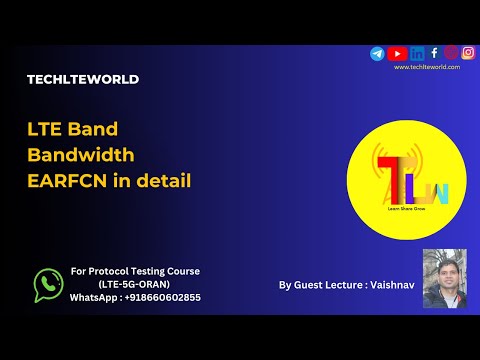 LTE Band, Bandwidth ,EARFCN Explanation in Detail