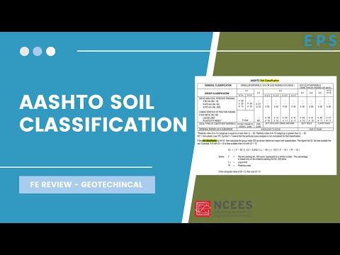 AASHTO Soil Classification | FE EXAM SOIL MECHANICS