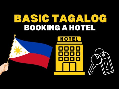 Basic Tagalog Booking a Hotel | How to book a hotel in Filipino