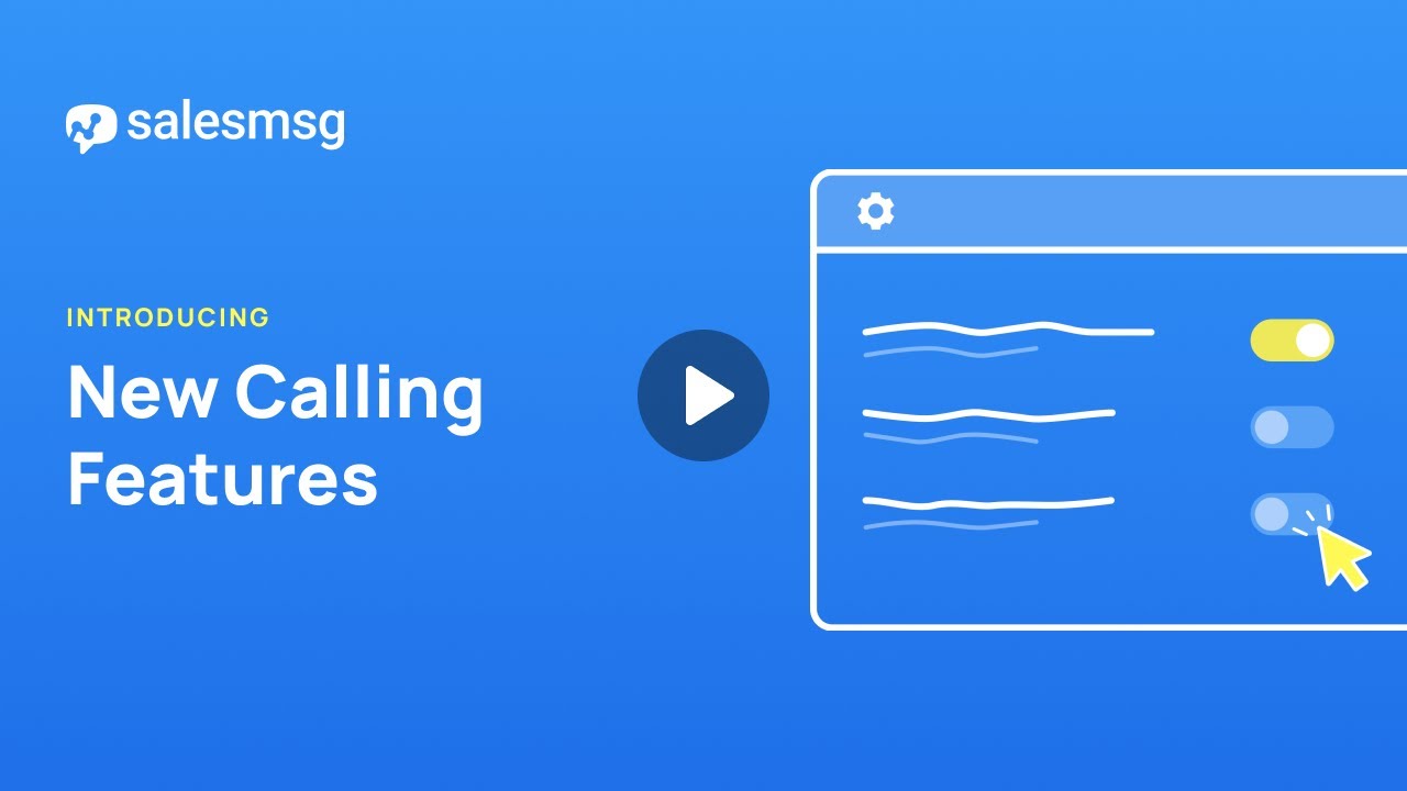New Calling Features from Salesmsg