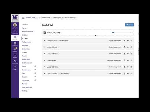 Tutorial: Important Adobe Captivate Scorm Packages into Canvas