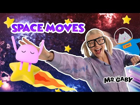 Space Moves Dance with Ms. Gaby | Songs for Kids | Interactive Kids Dance Videos π