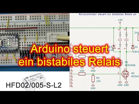 Ein bistabiles Relais vom Arduino ansteuern | Shelvin – Elektronik ...