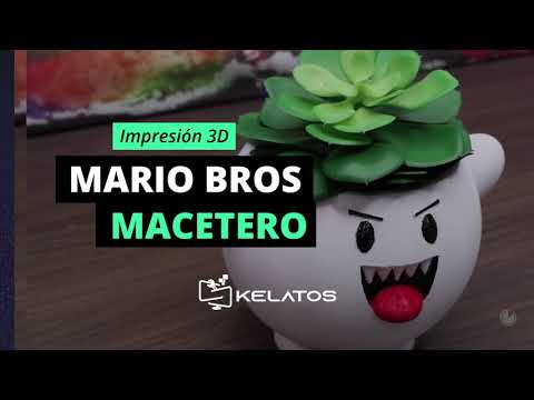 Macetero Mario Bros Impresión 3D – Impresiones 3D Kelatos