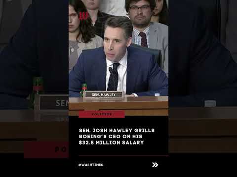 Sen. Josh Hawley grills Boeing’s CEO