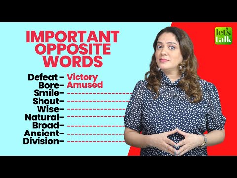 Important Opposite Words In English | Antonyms #shorts Increase English Vocabulary Part 3