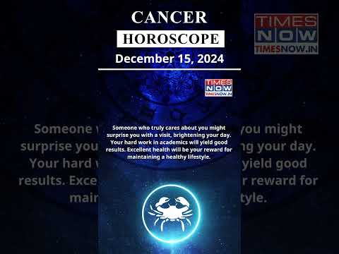 Cancer Horoscope | 15 Dec Zodiac | Astrology & Prediction of the Day | #short #rashifal #horoscope