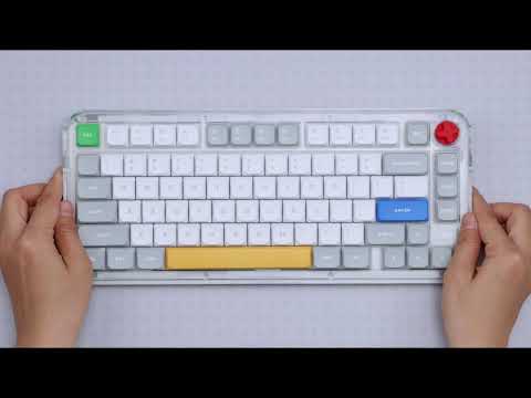 NuPhy Kick75 Low Profile QMK Custom Mechanical Keyboard Unboxing Video