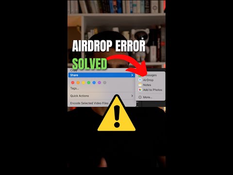 How to fix Airdrop errors (from a MacBook) in 60 seconds