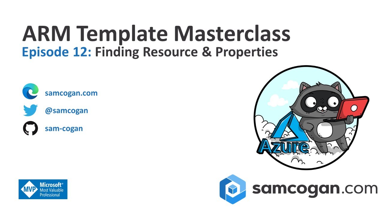 ARM Template Masterclass Episode 12: Finding Resources & Properties