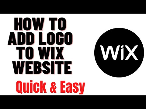 HOW TO ADD LOGO TO WIX WEBSITE 2024