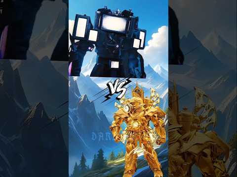 (Dom studio) Upgraded titan tv man vs titan clock man || #skibiditoilet #viral