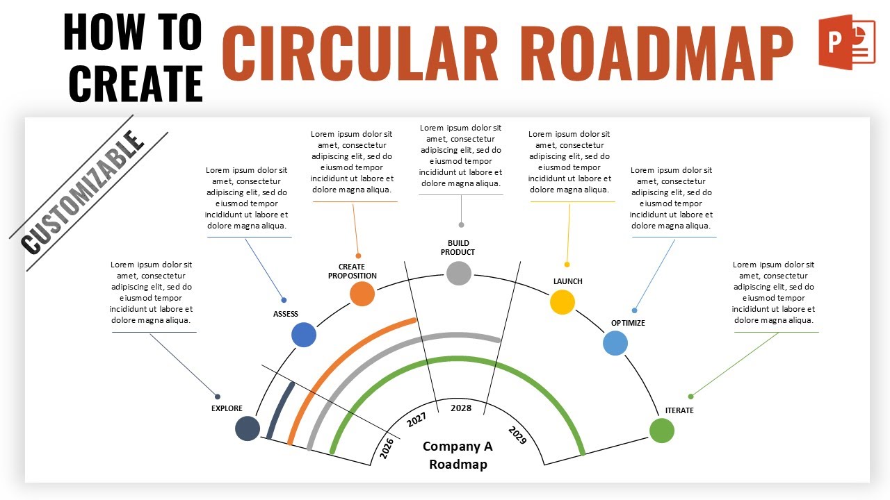 How to Create a Circular Roadmap Infographic in PowerPoint