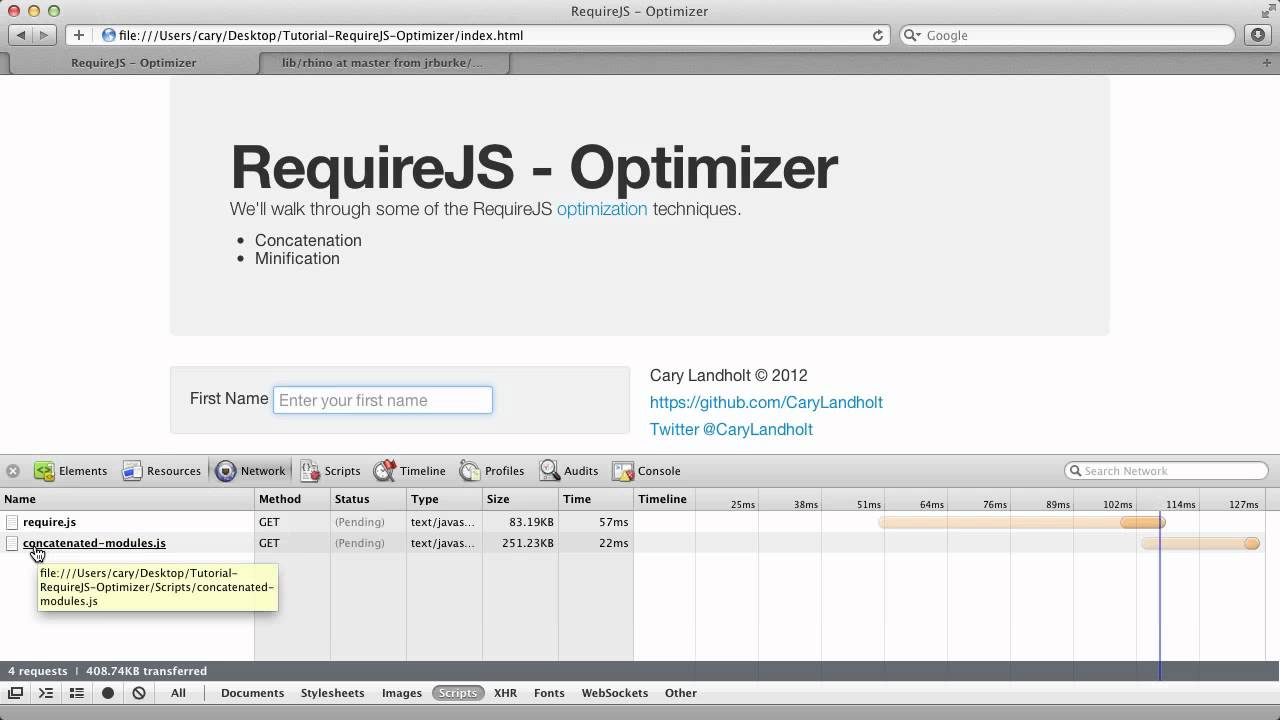 RequireJS - Optimizer