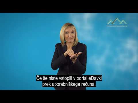 eDavki - elektronsko davčno poslovanje