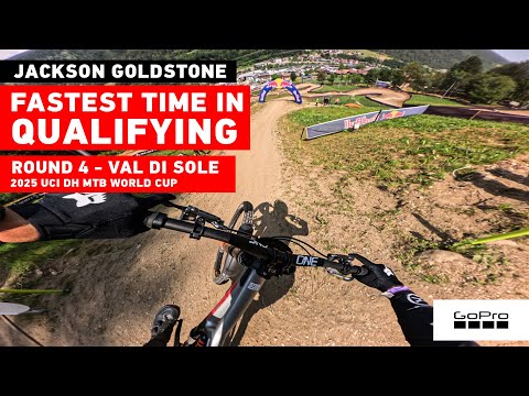 GoPro: Jackson Goldstone Fastest Time in Qualifying - P1 - Val Di Sole - '25 UCI DH MTB World Cup