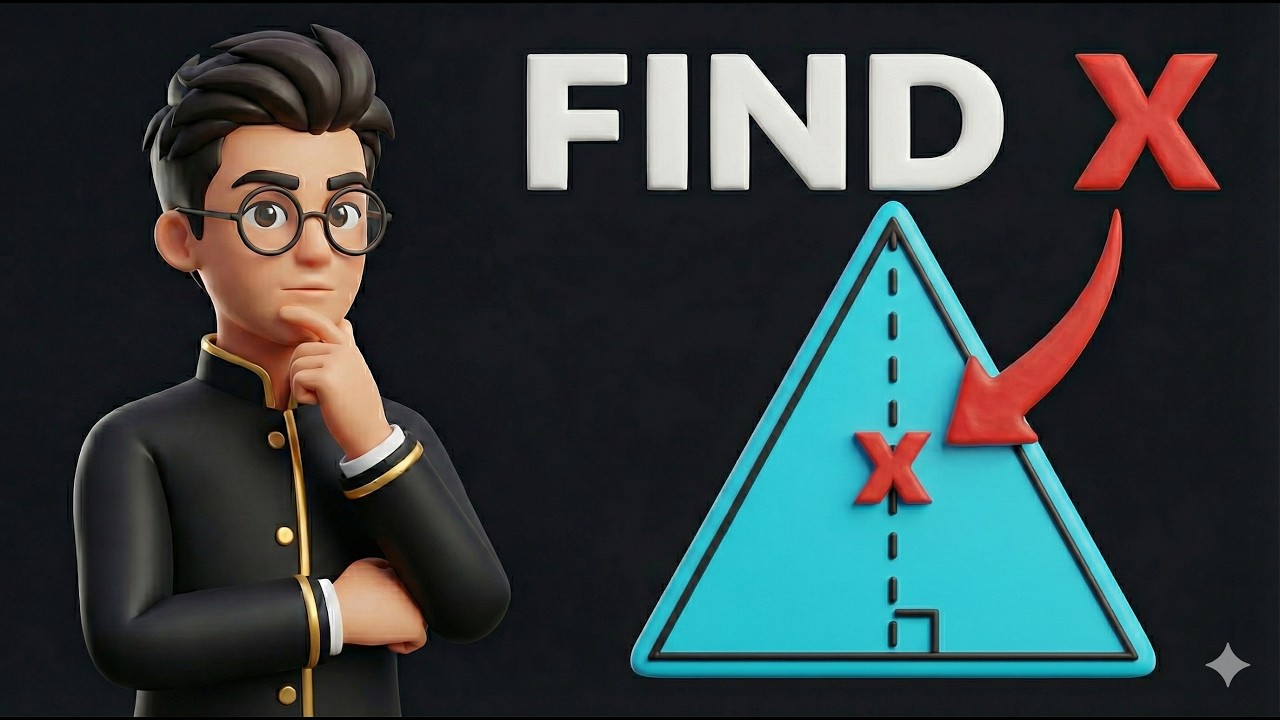 A Geometry Problem That Looks Simple But Isn't! | Triangle Puzzle Solve