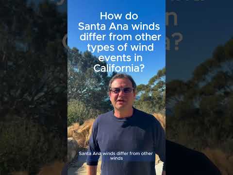 How do Santa Ana Winds Impact Wildfires? #santaanawinds #wildfires #lawildfires #californiaweather