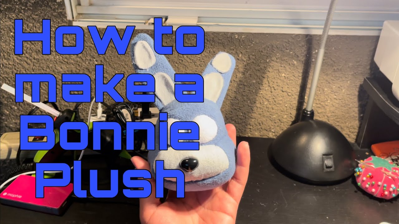 DIY Bonnie Plush Tutorial