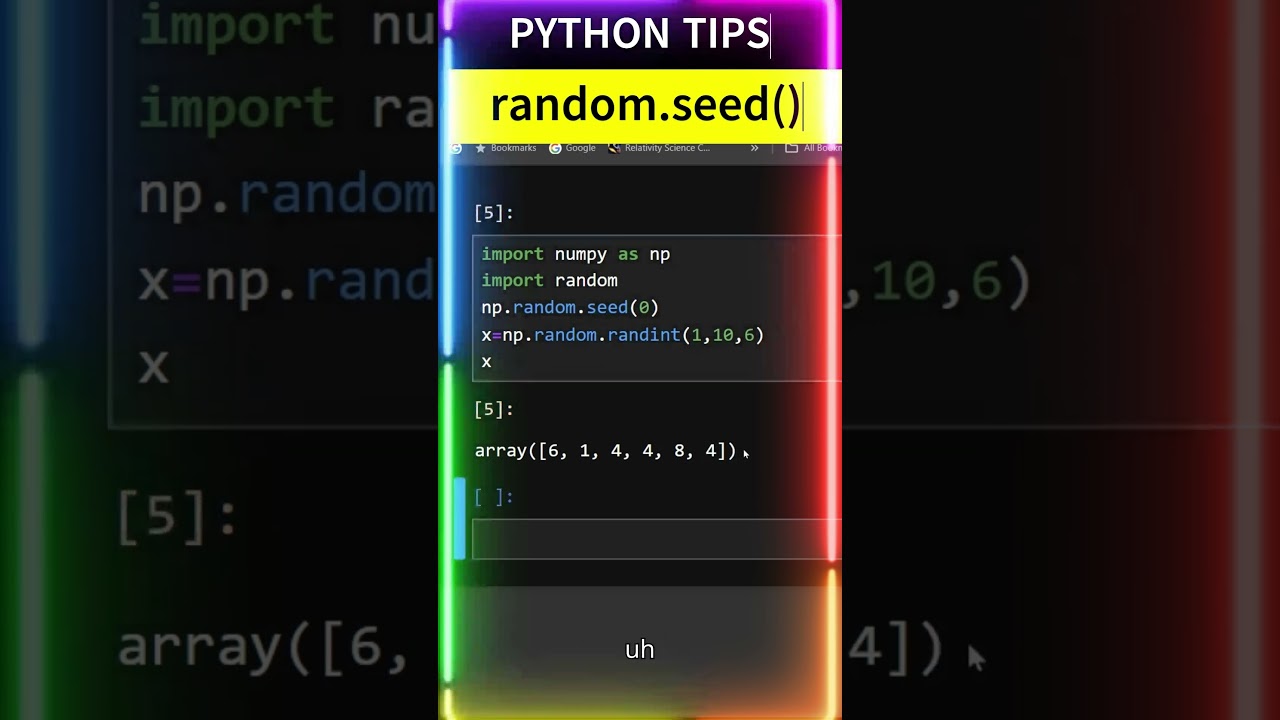 PYTHON tutorial:  Demystifying Random Seeds in NumPy Python